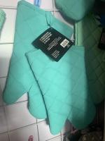 China Hot Selling Canvas Thicken Oven Mitt Cutom Size And Logo for sale