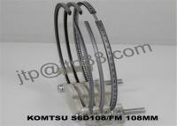 China Genuine S6D105 Komatsu Engine Piston Rings Diameter 105mm 6136-31-2030 for sale