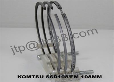 China Genuine S6D105 Komatsu Engine Piston Rings Diameter 105mm 6136-31-2030 for sale