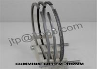 China Spare Parts Piston Ring Kits 102mm DIA With Boron - Copper Chrome Cast Iron Alloy for sale
