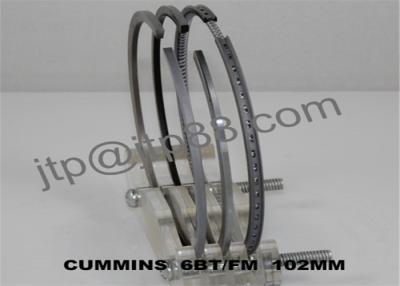 China Spare Parts Piston Ring Kits 102mm DIA With Boron - Copper Chrome Cast Iron Alloy for sale