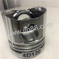 China 4D120 Excavator Engine Parts Piston 44mm Diamater With Aluminum Material for sale