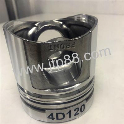 China 4D120 Excavator Engine Parts Piston 44mm Diamater With Aluminum Material for sale