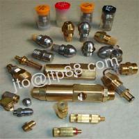 China Black Color Injection Diesel Pump Nozzle Hole Size 0.14mm DLLA152P980 for sale
