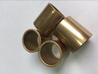 China Durable Slide Copper Bushing For Marine Gearbox / Flanged Brass Bimetal Bush for sale