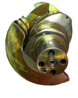 China Mitsubishi S4KT Diesel Engine Crankshaft 5I7844 For 312B 312C / Casting + Nitriding Engine Repair Parts for sale