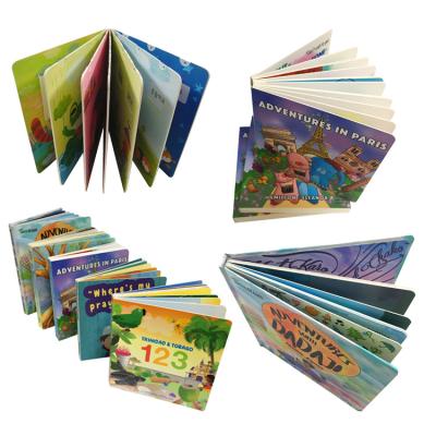 China Custom Children Board Book Printing 6x6 Inch Full Color Hardcover Kids Story Book for sale