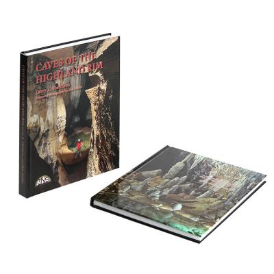 China Custom Hardcover Photo Album Book Printing 277x246mm 132 Pages Lamination Stamping for sale