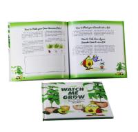 China Custom Hardcover Children Book Printing Enamel Paper 500 Pcs MOQ for sale