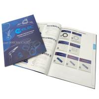 China Custom Offset Printing Booklet Catalogue Brochure A4 A5 Saddle Stitch Binding 300gsm Art Paper for sale