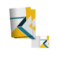 China OEM Paperboard Color Brochure Printing Perfect Binding Saddle Stitching for sale