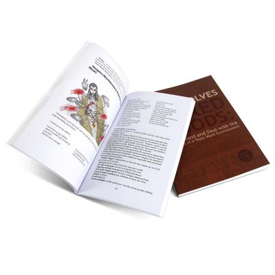 China Custom Cardboard Picture Book Printing 300gsm C1S Paper Company Booklet for sale
