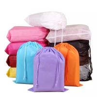 China 70gsm Non Woven Drawstring Dust Bag 16x20cm 20x28cm Custom Logo Storage for sale