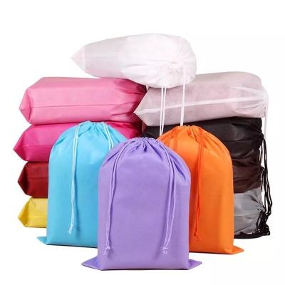 China 70gsm Non Woven Drawstring Dust Bag 16x20cm 20x28cm Custom Logo Storage for sale
