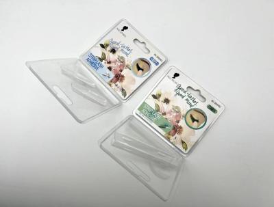 China PVC Blister Clamshell Packaging Flip Top Double Bubble Wrap 0.4mm Custom Size for sale