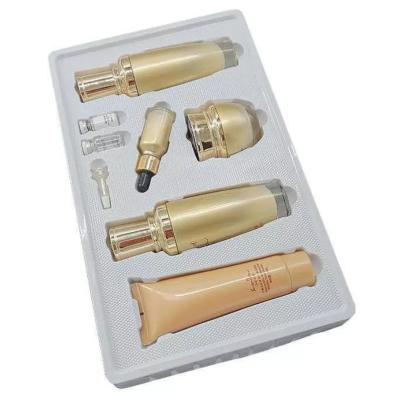 China Custom Clear Cosmetics Blister Box with Plastic Insert Trays PVC PET PP 12 Years Experience for sale
