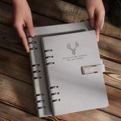 China Leather 14.3cm x 21.5cm Corporate Printed Notebooks A5 custom printed notepads for sale