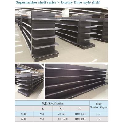 China Supermarket Display Shelves / Euro Style Gondola Shelves SS-PEN-001 for sale