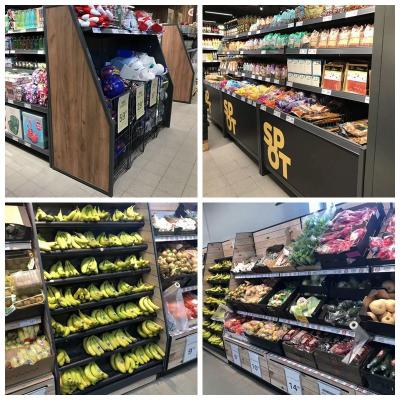 China Avertising Multi Layer Grocery Display Shelves L*W*H 950*600 / 1200*1800 / 2400 MM for sale