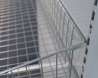 China Metal Supermarket Shelf Display 100KG Weight Capacity  Customized Color for sale