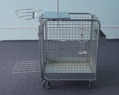 China Strong Logistics Cage Trolley / Heavy Duty Shopping Cart 300kg Load Capacity for sale