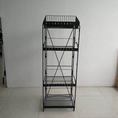 China Bathroom Metal Shelf Display Rack Powder Coated Finish Surface Treatment for sale