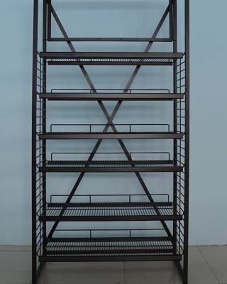 China Large Shelf Display Rack , Supermarket Display Rack For Advertising Goods for sale