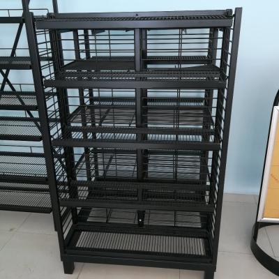 China Large Sized Store Display Rack 300kg Loading Capacity For Advertising Goods for sale
