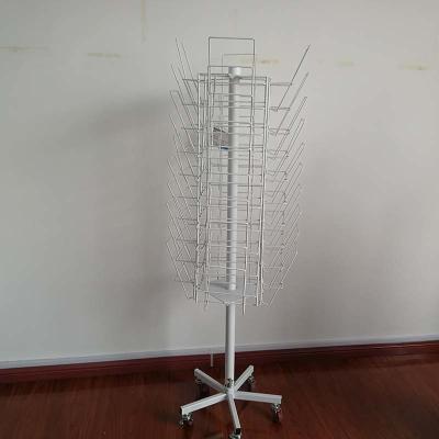 China Spinner Newspaper Racks Commercial Supermarket Equipment BSCI Certification for sale
