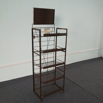 China 40kg Capacity Supermarket Display Shelf for sale