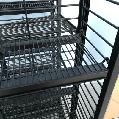 China Advertising Shelf Supermarket Display Rack ISO9001 2000 Certification for sale