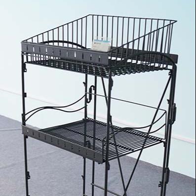 China Customized Plastic Promotional Rack And Shelf For Department Store for sale