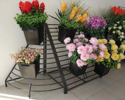 China Metal Floral Display Rack In Superemarket for sale