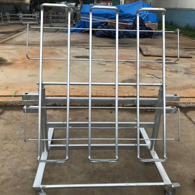 China Vegetable Shelf Display Rack Supermarket Fruit Shelves Plate Type 1.5mm Depth for sale
