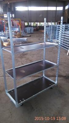 China Plywood Hot Dip Galvanized Q235 Dutch Trolley Shelves for sale
