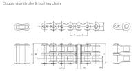 China Oilfield Transmission Conveyor Roller Chain Alloy Steel Material for sale