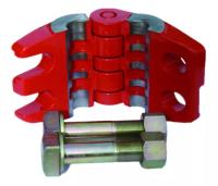 China Single / Double / Three Bolt Oilfield Wellhead Equipment Polished Sucker Rod Clamp for sale