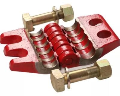 China Single / Double / Three Bolt Oilfield Wellhead Equipment Polished Sucker Rod Clamp for sale