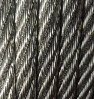 China Galvanized / Non-Galvanized Steel Wire Rope 6×31WS-IWRC Rasing Line for sale