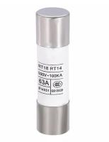 China RT18 RT14 Core 63A Drilling Rig Spare Parts R016 Power Filled Cartridge Cylindrical Fuse for sale