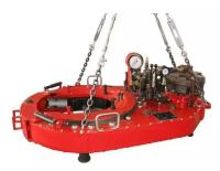China Making Up / Breaking Out Tubular Handling Tools TQ Hydraulic Casing Power Tongs for sale