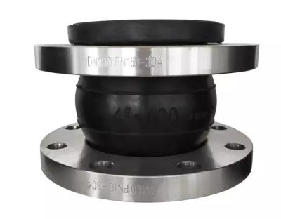 China EPDM Flexible Rubber Soft Drilling Rig Spare Parts Flange Type Expansion Joint for sale