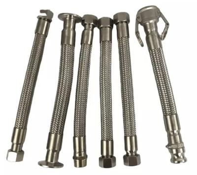 China Metal Pipe Rotary Drilling Hose Stainless Steel Wire Braided Flexible Hose for sale