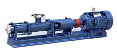 China Micro Eccentric Sludge Helical Solids Control Equipment Single Screw Pump 0.55kw for sale