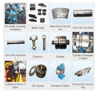 China Brake Bands Drawworks Replacement Spare Parts Clutch Friction Linings Catheads for sale