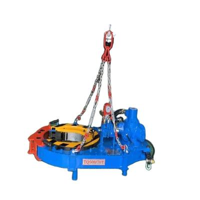 China Tubular Handling Tools Hydraulic Casing Power Tong TQ508 - 70Y 20 Inch Backup for sale