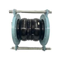 China Double Flanged Rubber Compensator Soft Flexible Expansion Joint for sale
