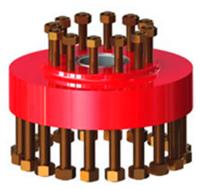 China DSA Flange Oilfield Wellhead Equipment API 6A Double Studded Adapter Flange for sale