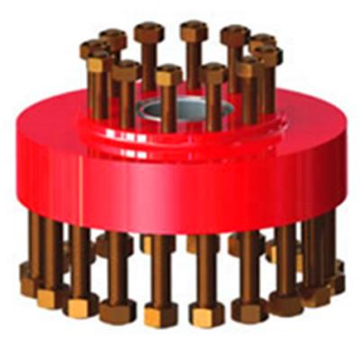 China DSA Flange Oilfield Wellhead Equipment API 6A Double Studded Adapter Flange for sale