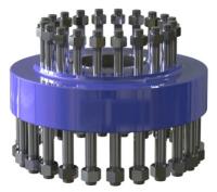 China DSA Flange Oilfield Wellhead Equipment API 6A Double Studded Adapter Flange for sale
